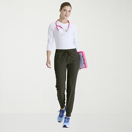 Click here for Skechers Skp552 Theory 4-Pocket Mid-Rise Jogger Wo... prices