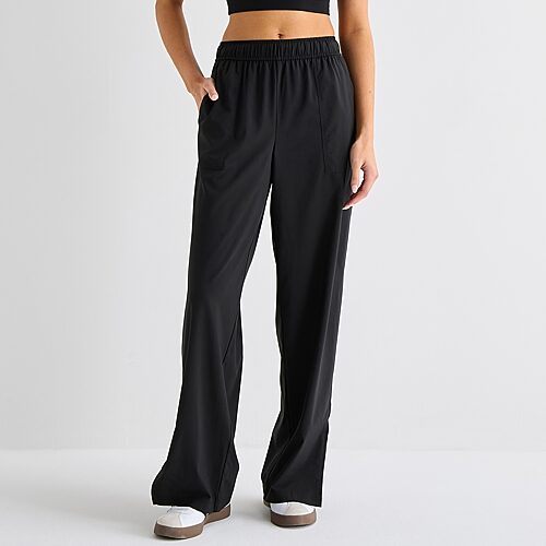 Click here for Xersion Womens Wide Leg Mid Rise Regular Fit Activ... prices