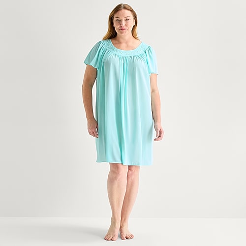 Click here for Adonna Womens Plus Short Sleeve Round Neck Nightgo... prices