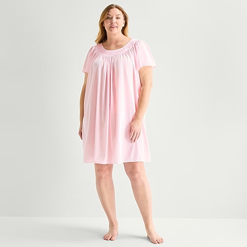 Click here for Adonna Womens Plus Short Sleeve Round Neck Nightgo... prices