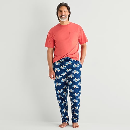 Click here for St. Johns Bay Mens Crew Neck Short Sleeve Pajama T... prices