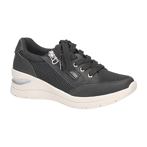 Click here for Easy Street Womens Barrie Round Toe Sneakers - Bla... prices