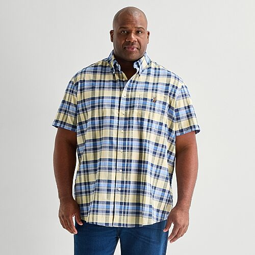 Click here for U.S. Polo Assn. Plaid Mens Short Sleeve Classic Fi... prices