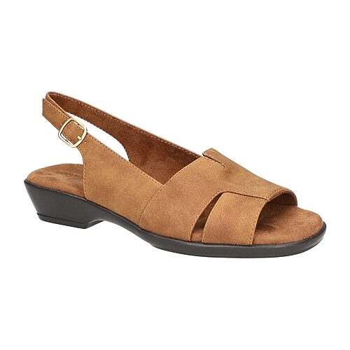 Click here for Easy Street Corbett Slingback Sandals - Dark Brown prices