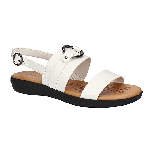 Click here for Easy Street Womens Cohen Wedge Sandals  9 Wide  Wh... prices