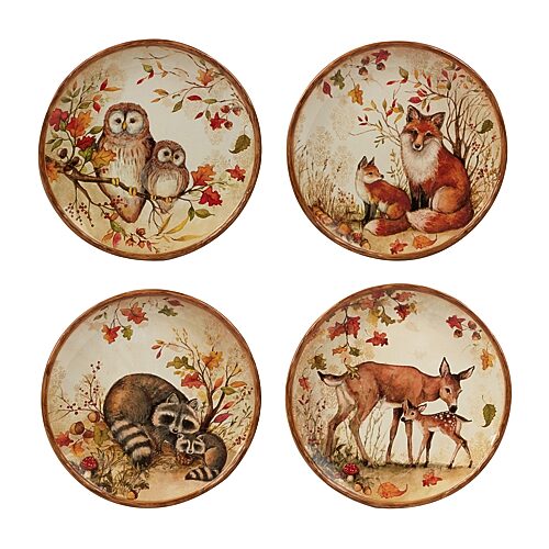 Click here for Certified International Pine Forest 4-pc. Earthenw... prices