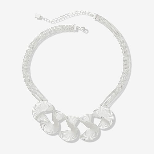 Click here for Worthington Silver Tone Womens 17 Inch Collar Neck... prices