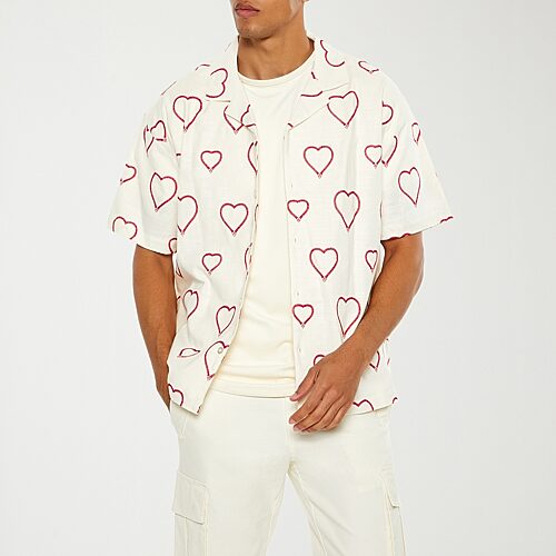 Click here for Forever 21 Mens Short Sleeve Button-Down Shirt  Sm... prices