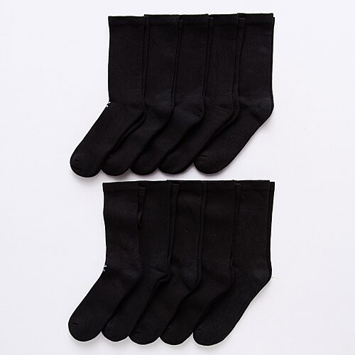 Click here for Xersion Quick-Dri Mens 10 Pair Crew Socks  10-13... prices