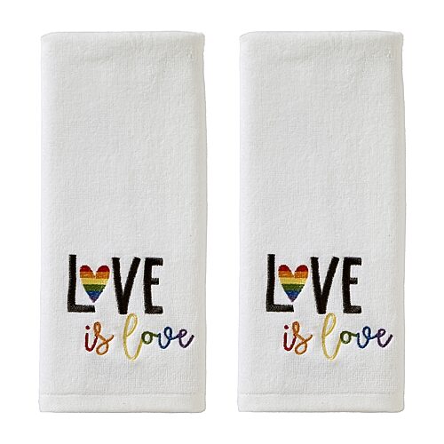 Click here for Saturday Knight Love Is Love 2-pc. Hand Towel  One... prices