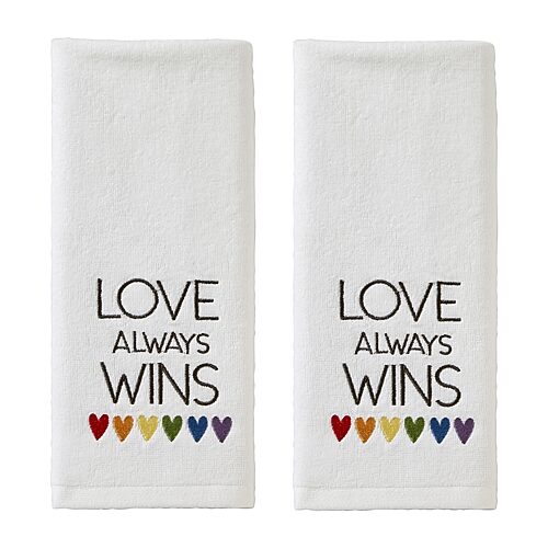 Click here for Saturday Knight Love Always Wins 2-pc. Hand Towel... prices