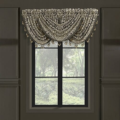 Click here for Queen Street Terra Rod Pocket Waterfall Valance  O... prices