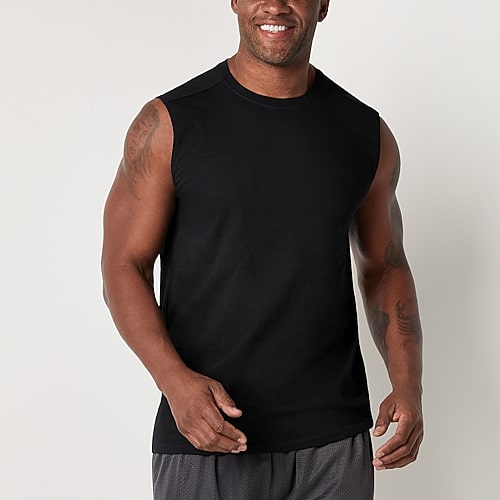 Click here for Xersion Cotton Mens Crew Neck Sleeveless Big and T... prices