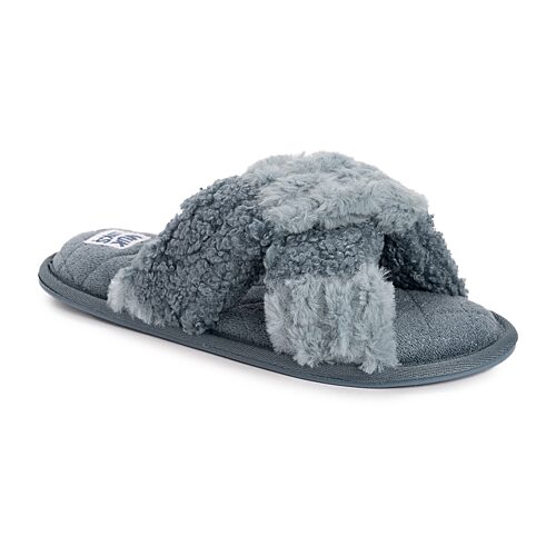 Click here for Muk Luks Womens Memory Foam Slip-On Slippers  X-la... prices