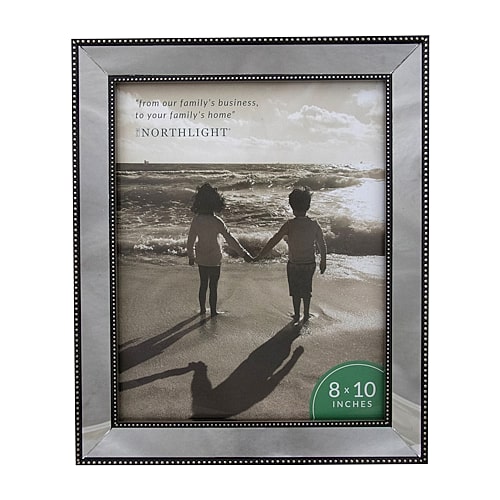 Northlight 8 X 10 Mirrored Tabletop Frame  One Size  Black