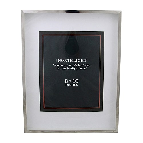 Click here for Northlight 8 X 10 Contemporary Silver & Clear Rect... prices