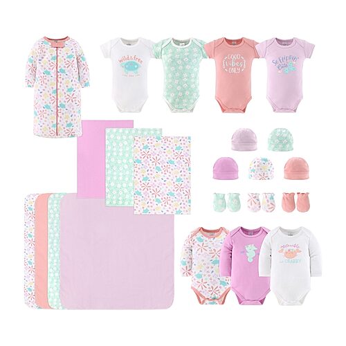 Click here for The Peanutshell Baby Girls Layette Gift Set Girls... prices