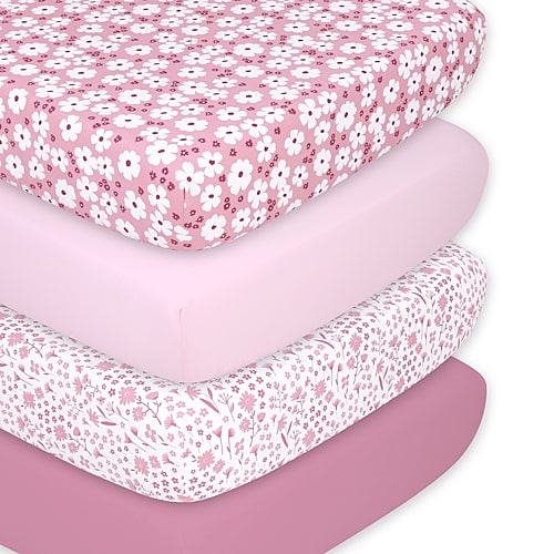 Click here for The Peanutshell Daisy 4-pc. Crib Sheet  One Size... prices