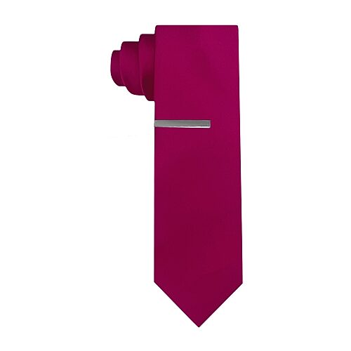 Click here for J. Ferrar Satin Solid Tie Set  One Size  Pink prices