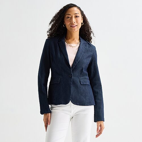 Click here for Liz Claiborne Womens Regular Fit Blazer  4 Petite... prices