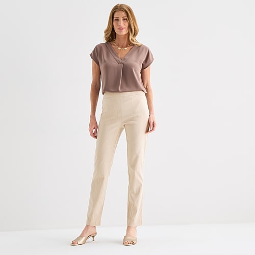 Click here for Liz Claiborne Lisa Womens Straight Pull-On Pant  1... prices