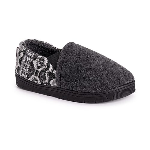 Click here for Muk Luks Mens Kristof Slippers  Navy  L (12-13) -... prices