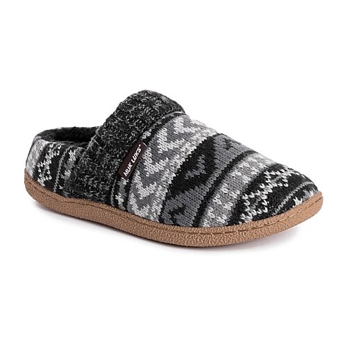 Click here for Muk Luks Mens Marcel Slipper  Ebony/Charcoal  L (1... prices