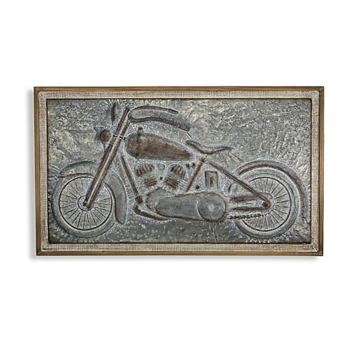 Click here for Cheungs Motorcycle Metal Wall Art  One Size  Multi... prices