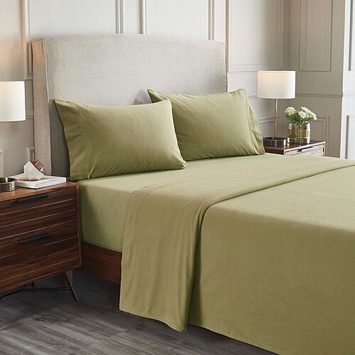 Click here for SUPERIOR Rome Cotton Flannel Solid Warm Deep Pocke... prices