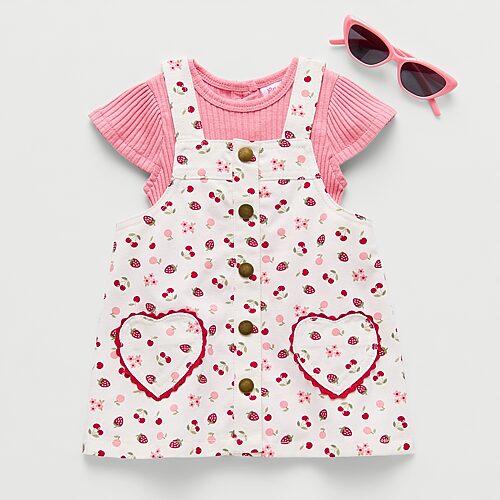 Click here for Little Lass Baby Girls Midi 2-pc. Dress Set  12 Mo... prices