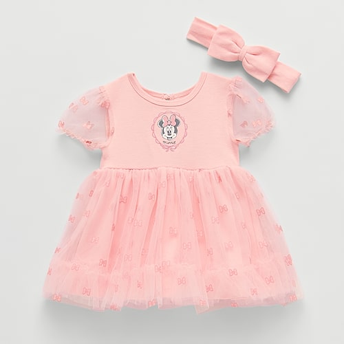 Click here for Baby Girls Short Sleeve Minnie Mouse A-Line Dress... prices