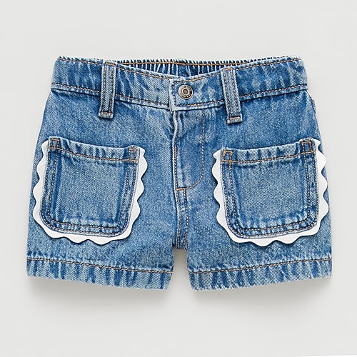 Click here for Okie Dokie Toddler & Little Girls Denim Short  5t... prices