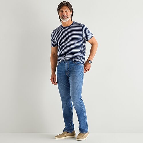 Click here for St. Johns Bay Mens Regular Fit Straight Leg Jean... prices
