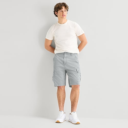 Click here for Arizona Mens 10 1/2 Cargo Short  40  Gray prices