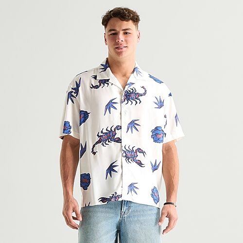 Click here for Arizona Mens Short Sleeve Relaxed Fit Button-Down... prices