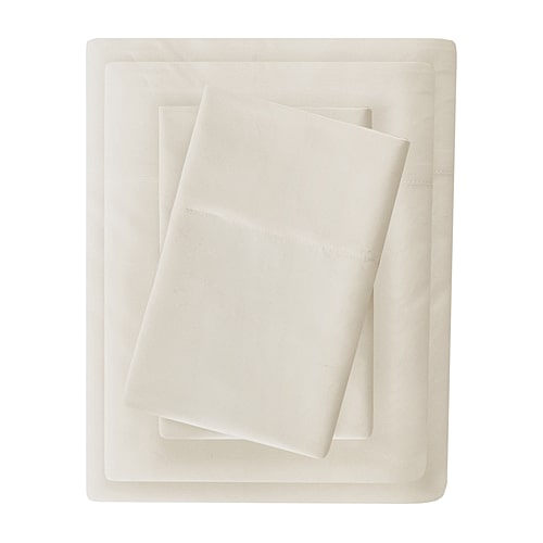 Click here for Madison Park 3M-Microcell Solid 4-Pc. Sheet Set  C... prices