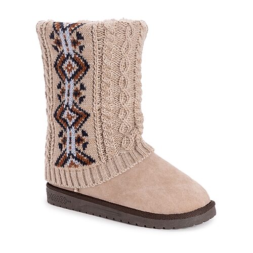 Click here for Muk Luks Womens Cheryl Boots - Stone prices