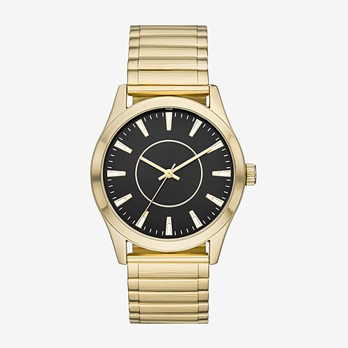 Click here for Mens Gold Tone Stainless Steel Expansion Watch Fmd... prices
