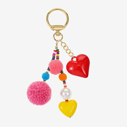 Click here for Bijoux Bar Heart Bag Charm  One Size  Multiple Col... prices