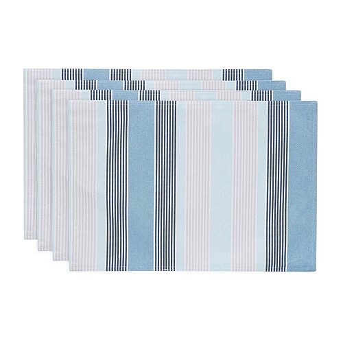 Click here for IZOD Breakers Stripe 4-pc. Placemat  One Size  Blu... prices