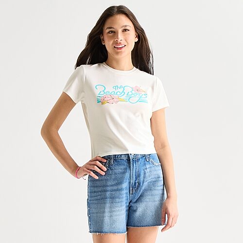 Click here for Beach Boys Baby Tee Womens Juniors Crew Neck Short... prices
