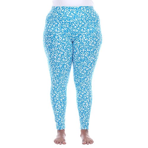 Click here for Plus Size White Mark Super Soft Leopard Leggings prices