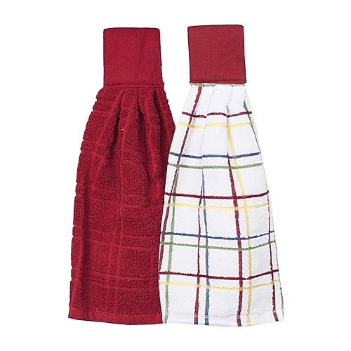 Click here for Ritz 2-pc. Solid and Multi Kitchen Tie Towel Set... prices