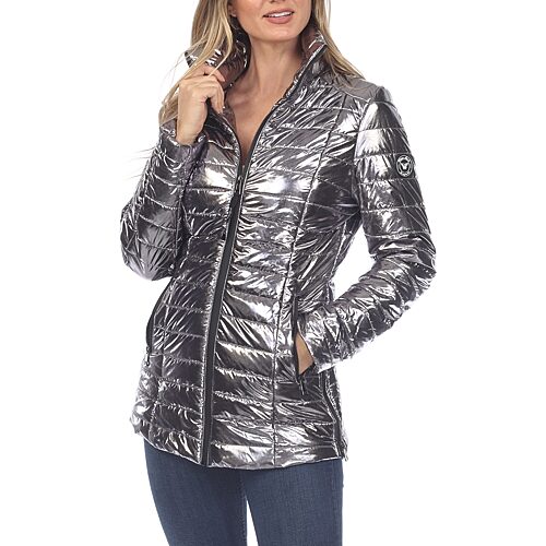 Click here for White Mark Womens Water Resistant Puffer Jacket  S... prices