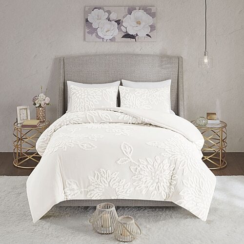 Click here for Madison Park Veronica Floral 3-Pc. Duvet Cover Set... prices