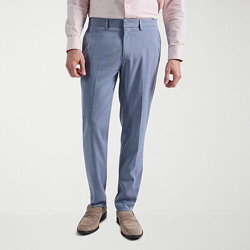 Click here for Haggar Smart Wash Tonal Plaid Mens Stretch Fabric... prices