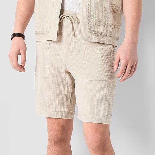 Click here for Arizona 8 1/2 Mens Relaxed Fit Pull-On Short  Larg... prices