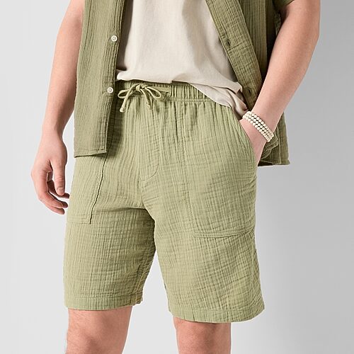 Click here for Arizona 8 1/2 Mens Relaxed Fit Pull-On Short  Smal... prices