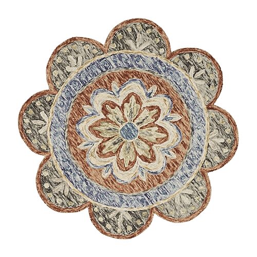 Click here for Daisy Frey Floral Hand Tufted Indoor Round Area Ru... prices