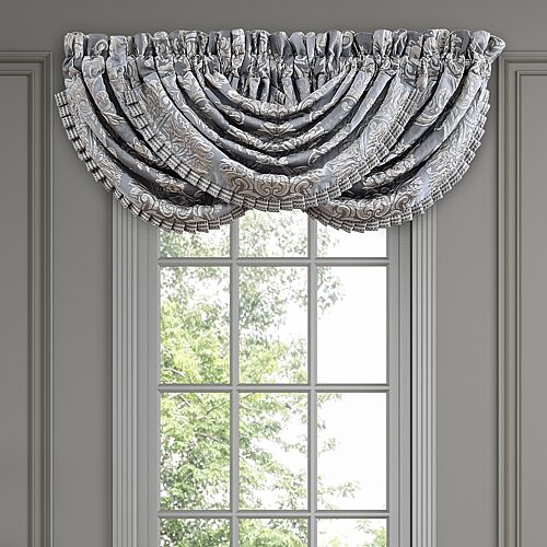 Click here for Queen Street Rod Pocket Waterfall Valance  One Siz... prices